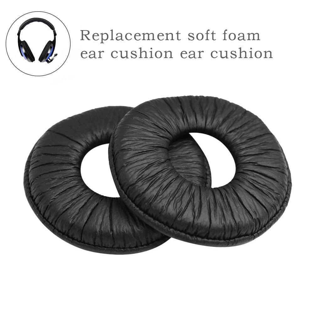 4pcs Ear Pillow Black/White Soft Sponge for SONY MDR-ZX100 ZX300 (Black ...