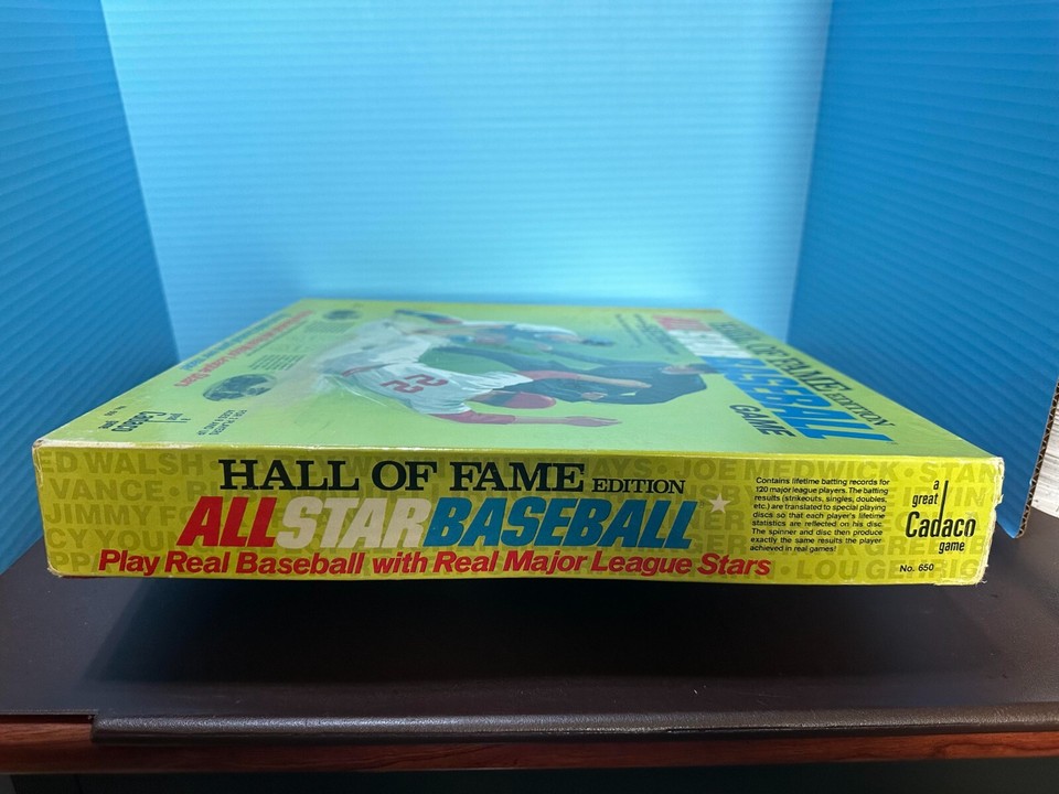 GAME SET: 1979 Cadaco All-Star Baseball Hall of Fame 274 Discs Elec ...