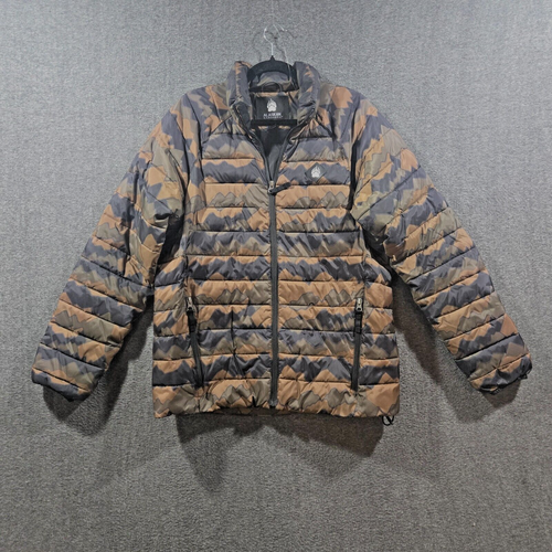 Alaskan Hardgear Puffer Jacket Men’s Med Eco Puffin Print Mock Duluth ...
