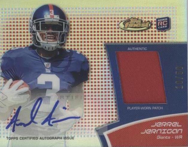 2011 Topps Finest - Rookie Autograph Patch Jerrel Jernigan #RAP-JJE Red ...