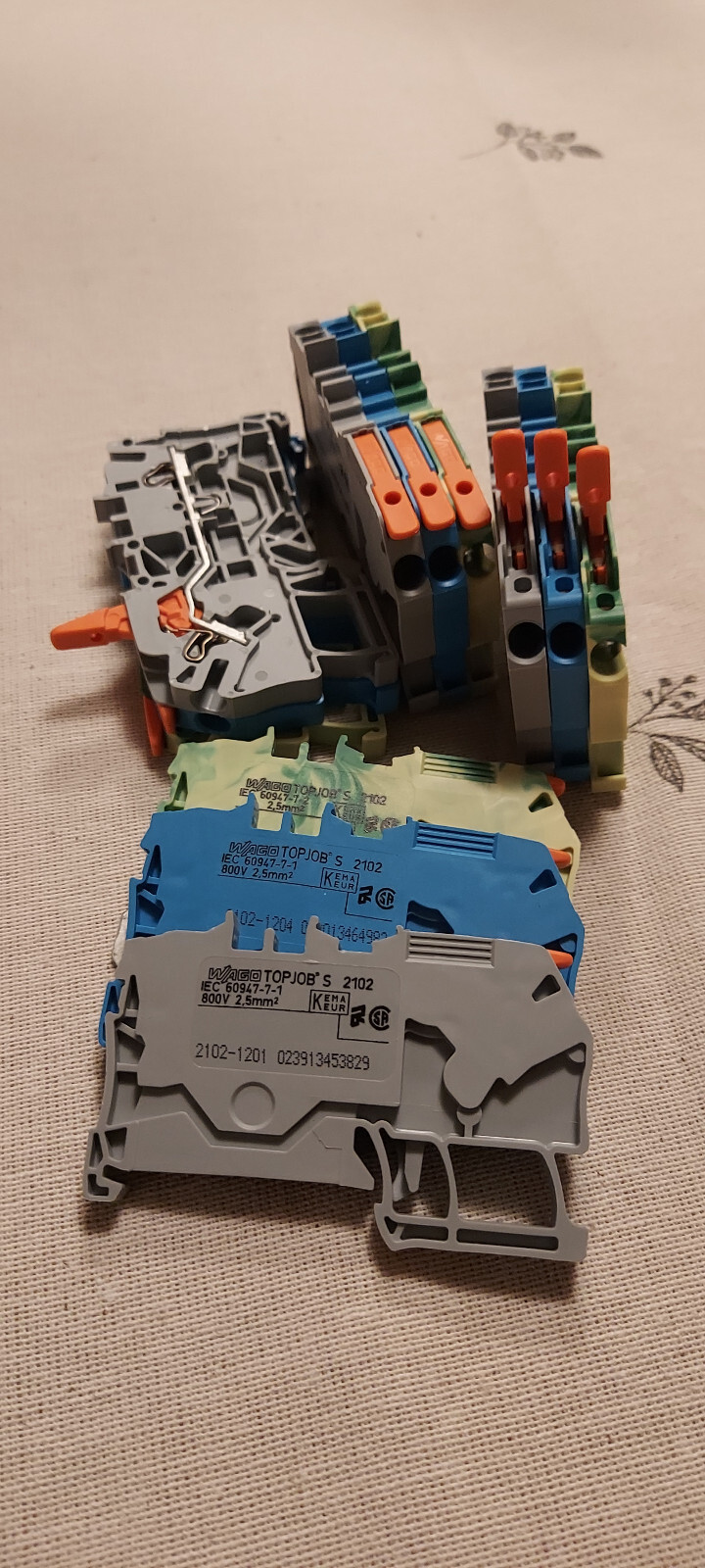 *NEU* Wago TOP JOB S 2102-1204 Reihenklemme blau / N | eBay.de