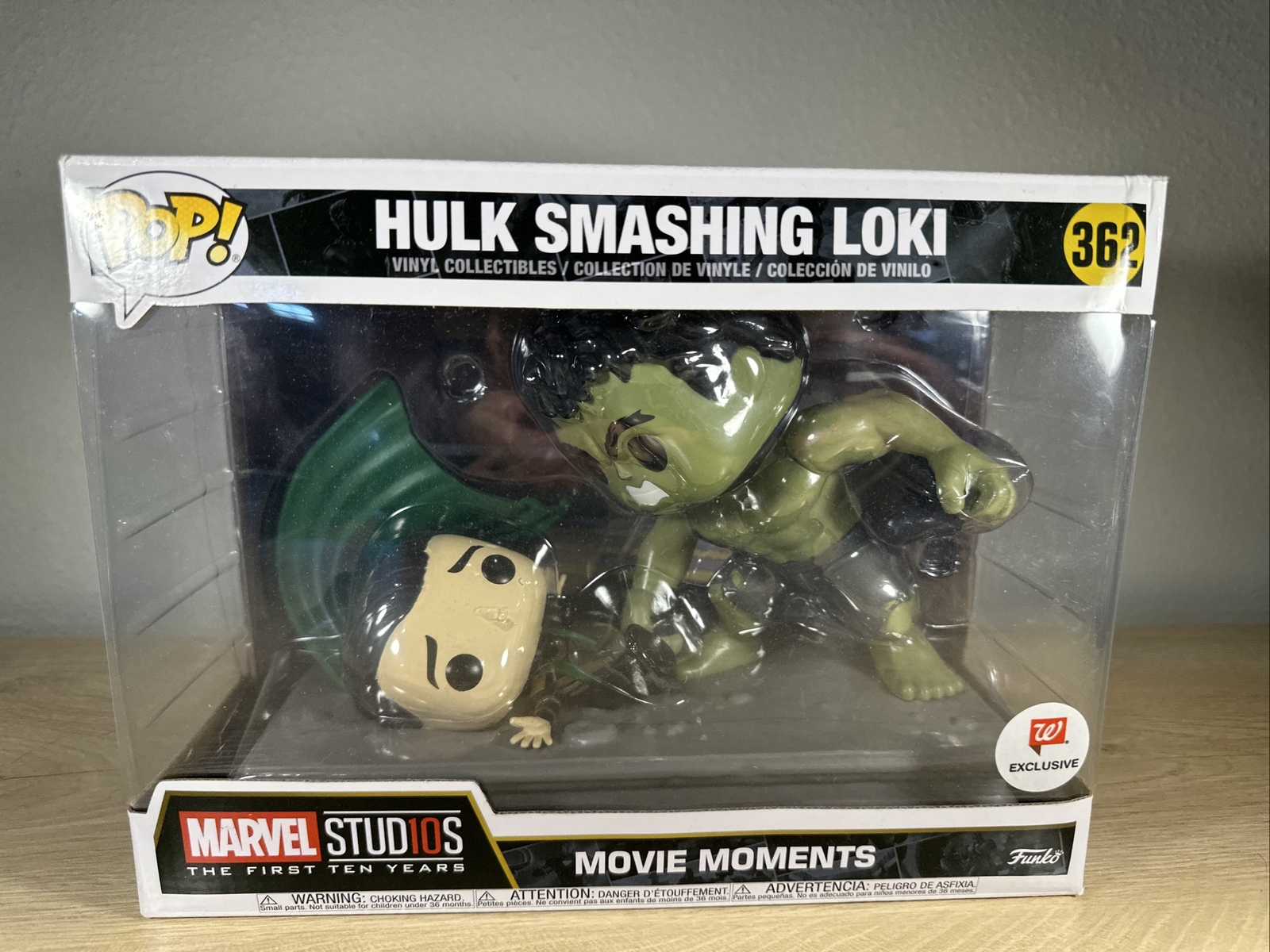 Marvel Movie Moments Funko Pop Hulk Smashing Loki #362 Walgreens Exclusive