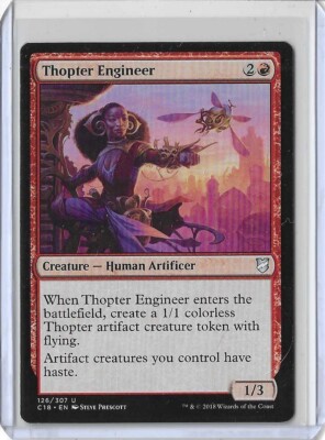 MTG Thopter Engineer Commander 2018 (C18) Uncommon Magic Card #126/307 ...