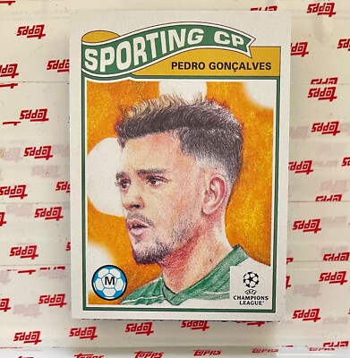 TOPPS UCL SOCCER UEFA LIVING CARD SPORTING CP PEDRO GONCALVES #360 | eBay
