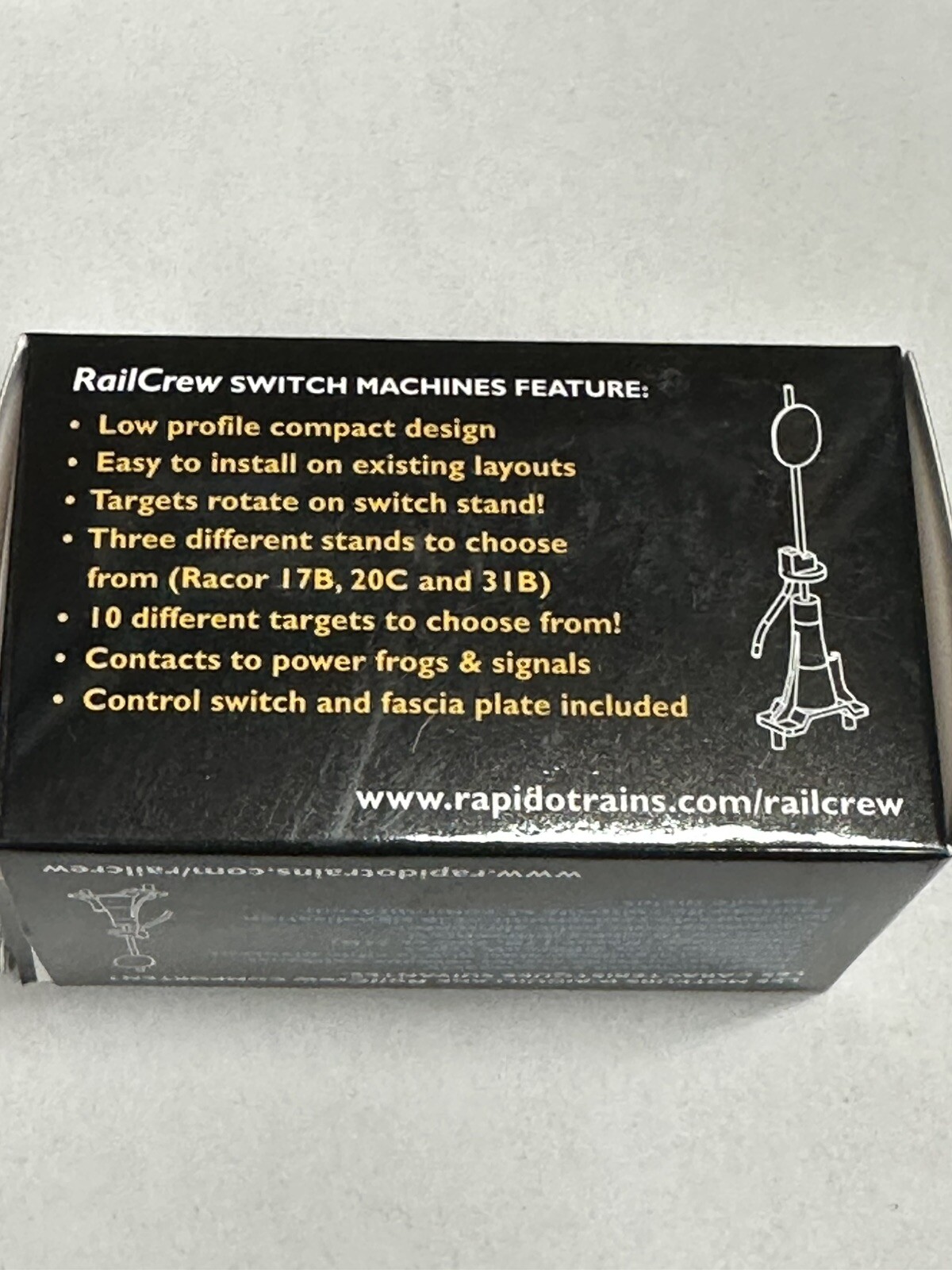 Rapido HO Turnout Motor (Switch Machine) RailCrew Single #320101 | eBay