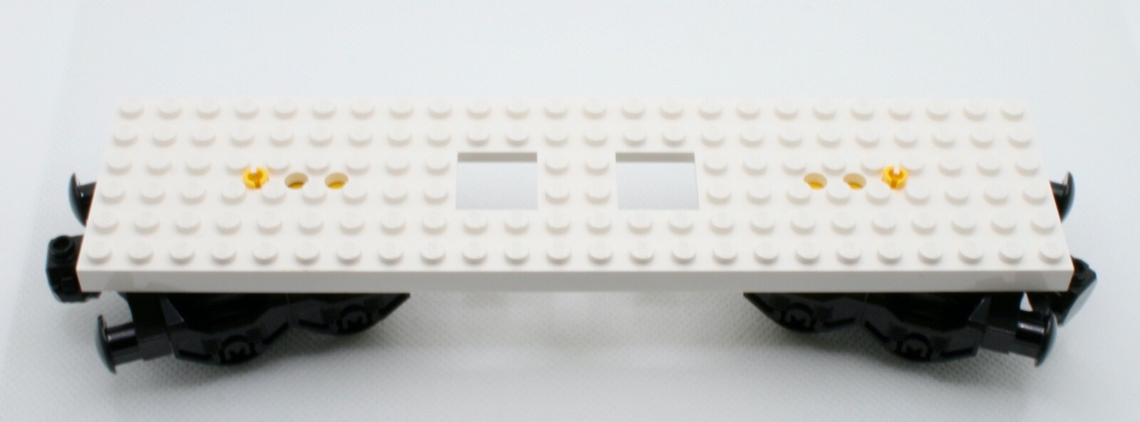 New LEGO Train Wheel Car - White Base 6 x 24 (wheels w/Plastic Pins) | eBay