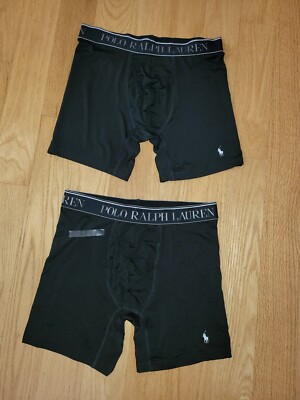 Polo Ralph Lauren Men's 4D-Flex Polyester Boxer Briefs Size S, 2- pack ...