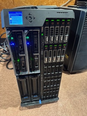 Dell PowerEdge VRTX - 2x M630 Blades, 192GB RAM,8TB SSDs – ESXi/vSphere ...