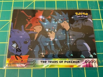 1999 Topps Pokemon Mewtwo Strikes Back #37 The Tears of Pokemon Blue ...