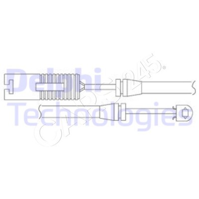 DELPHI Brake Pad Wear Warning Contact Set For BMW E38 94-01 34351182064 ...