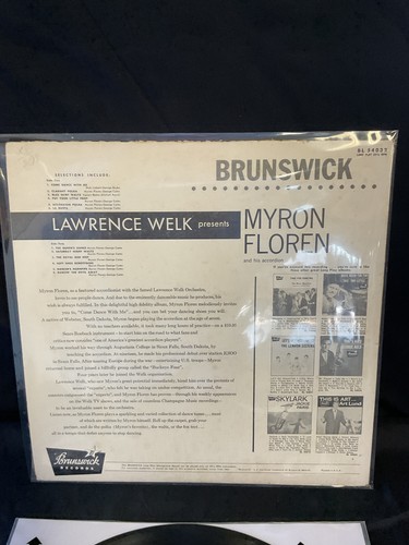 Lawrence Welk Presents Myron Floren - Come Dance With Me (BL 54032) (LP ...
