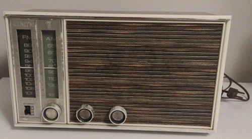 Vtg 1960s Zenith AM FM Radio Model X326 Brown And Cream Color -USA | eBay