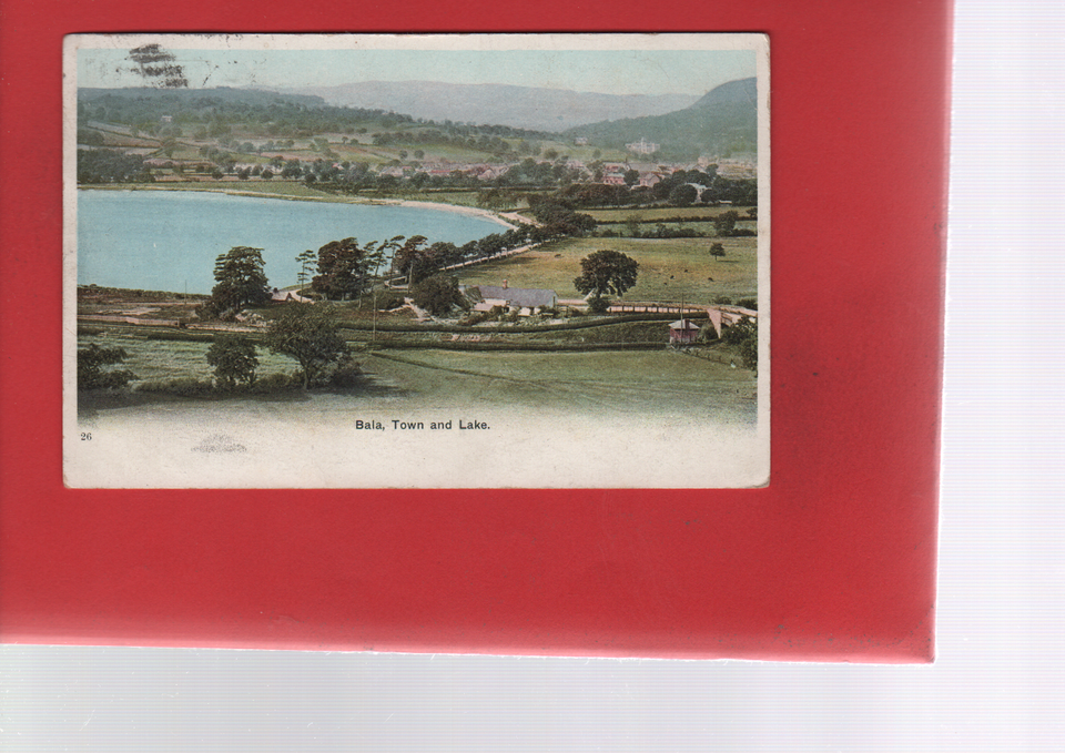 Bala Merionethshire - Duplex postmark 220 - Bala Town & Lake 1903 | eBay