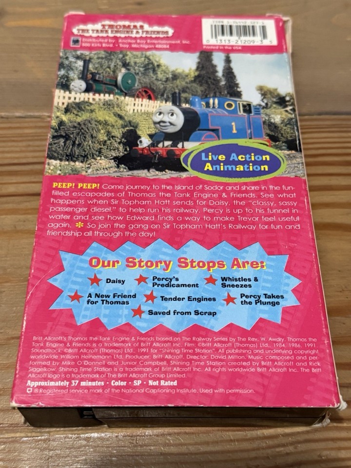 Thomas the Tank Engine Daisy & Other Thomas Stories VHS 1993 George ...