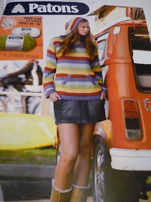 PATONS SERENITY/SMOOTHIE 8PLY KNITTING PATT BOOK 1289,NEW,DISCONTINUED ...