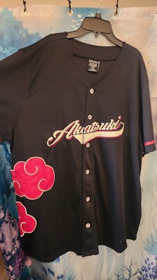 BoxLunch Naruto Shippuden Akatsuki Baseball Jersey Size XXL | eBay