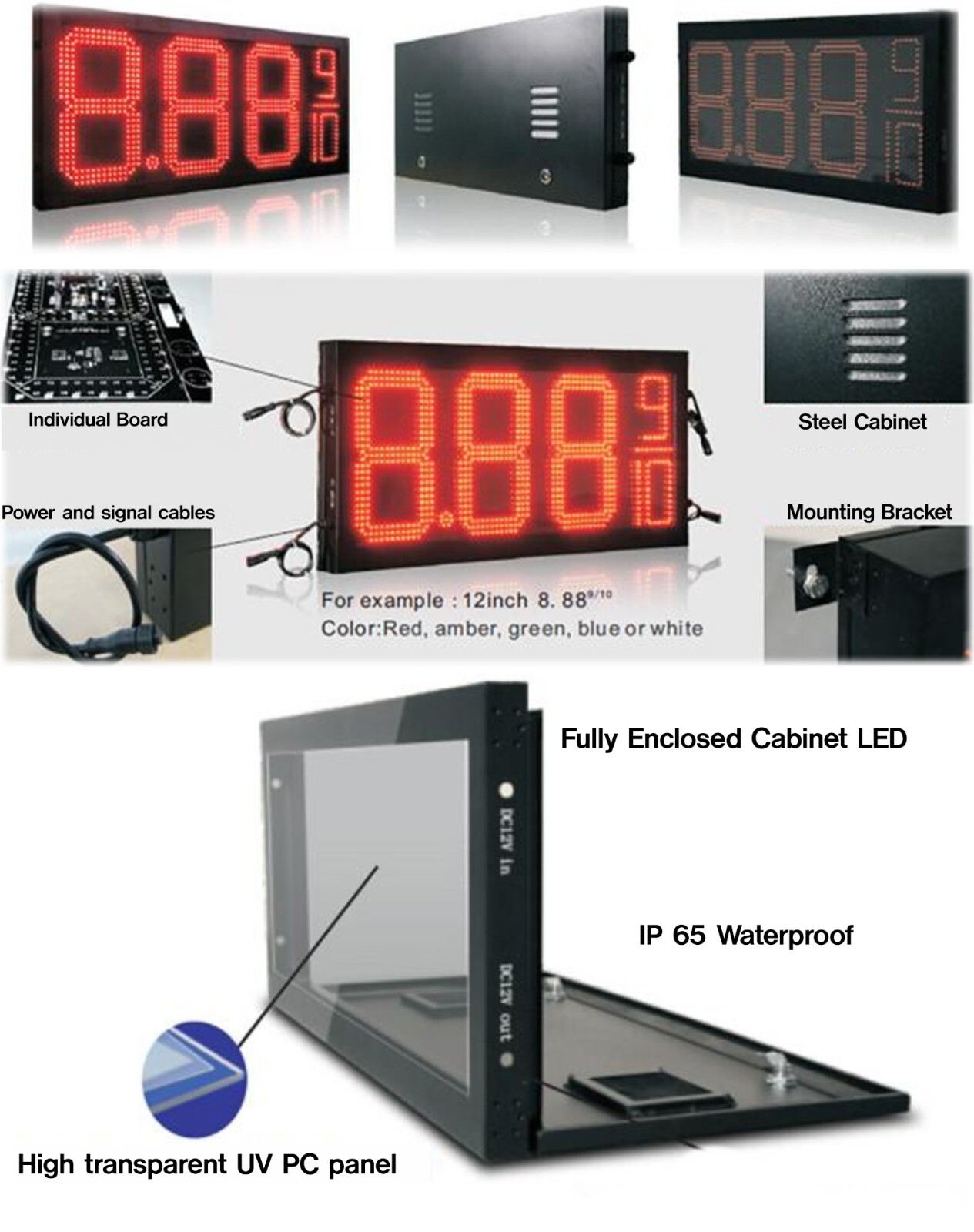 LED Gas Price Changer--Electronic Fuel Price Sign | eBay