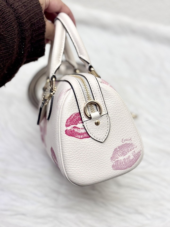 NWT Coach Mini Rowan Crossbody Bag With Lips Print CZ944 | eBay