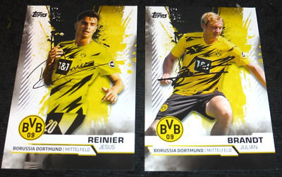 2020-21 BVB Borussia Dortmund XL Julian Brandt Facsimilie RP Signature ...