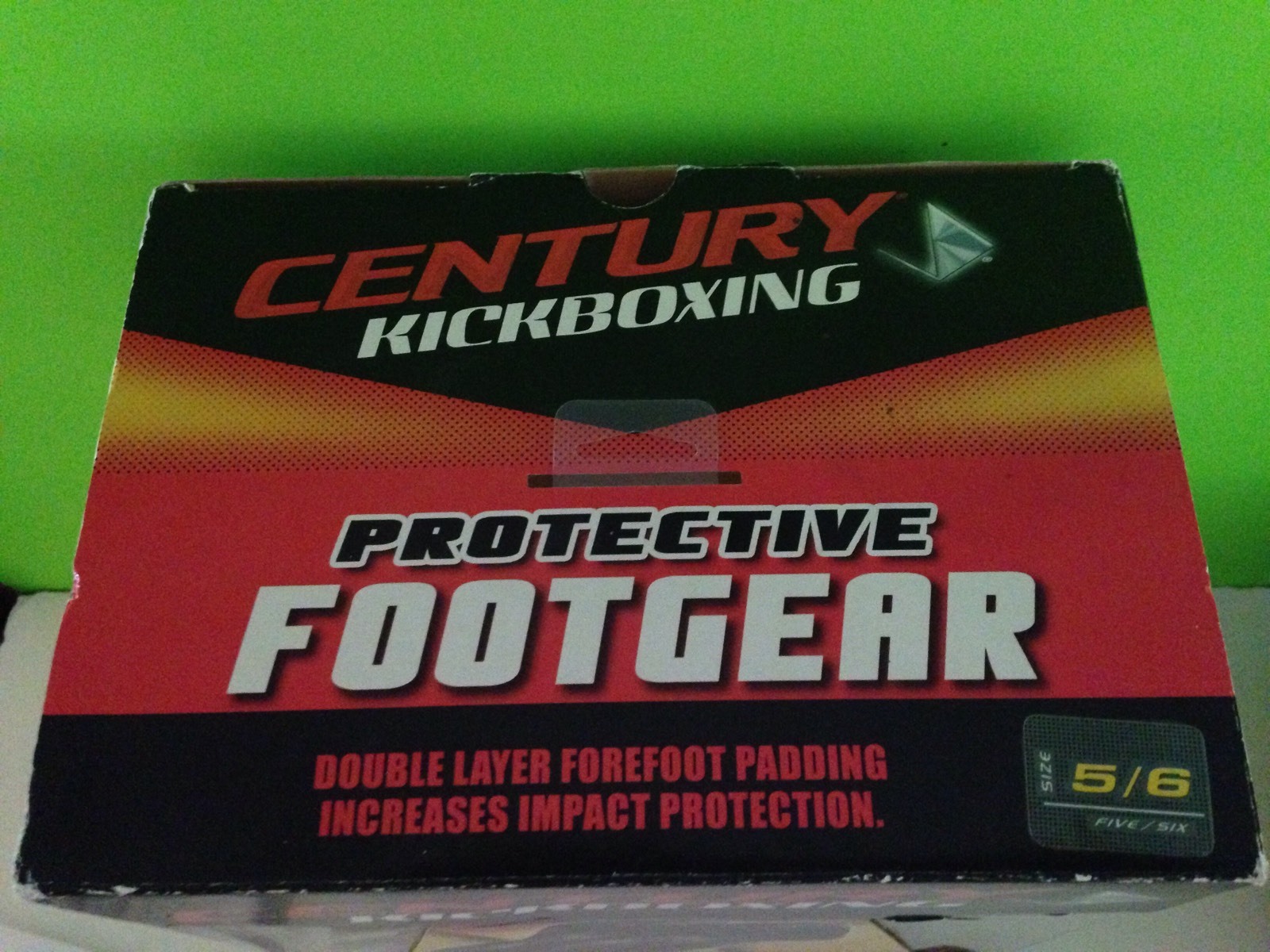 Century Kickboxing Protective Footgear Red Size 5-6 | eBay