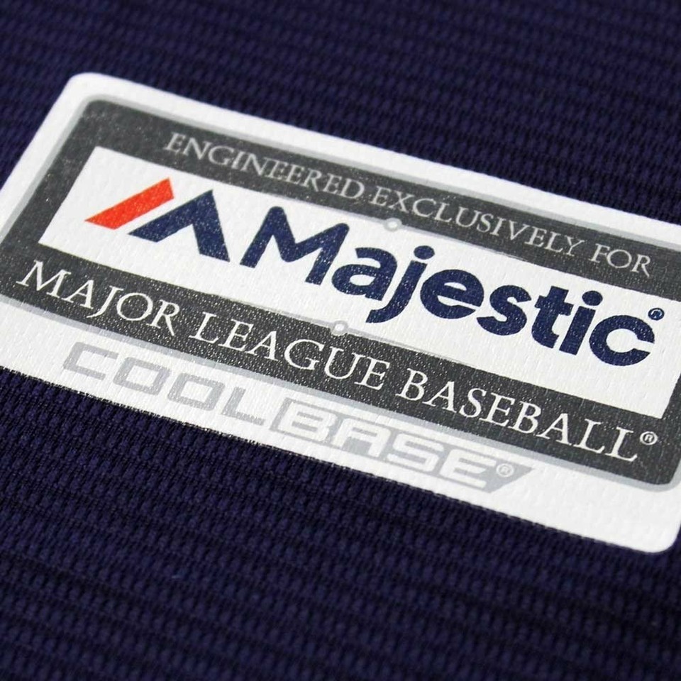 MLB Baseball Jersey Milwaukee Brewers Navy Cool Base Majestic Jersey ...