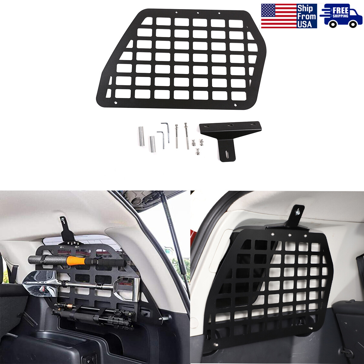 For Toyota FJ Cruiser 2007-21 Main Driver Side Cargo Area Molle Multi ...