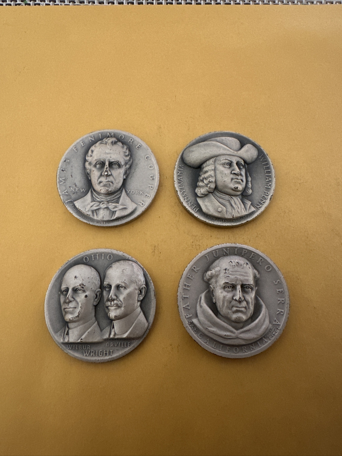 ( 1 ) STATE SEAL 999 Fine SILVER PRESIDENTIAL ART COIN MEDALLIC ART CO ...