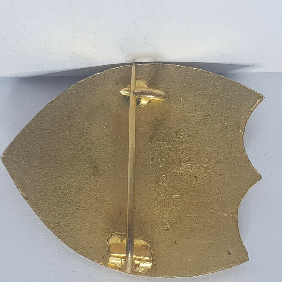 Steam yacht SY Midnight sun (1908) enamel shield badge Edwardian Blue ...