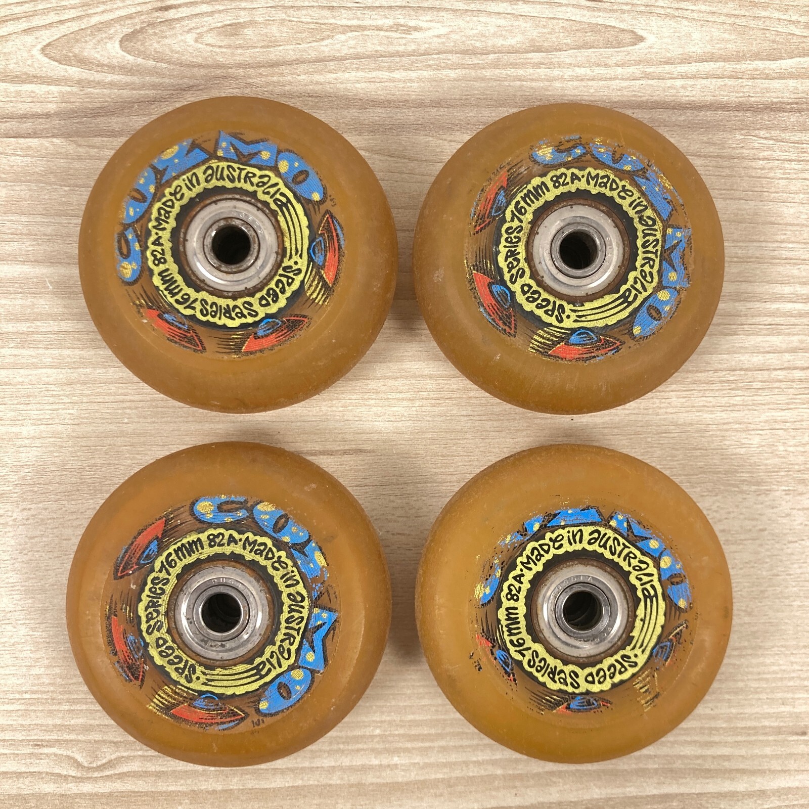 Cozmo 'Speed Series' 90s Blade/Skate Wheels 76MM 82A - (Tim Dawe OZI+Cockroach) | eBay