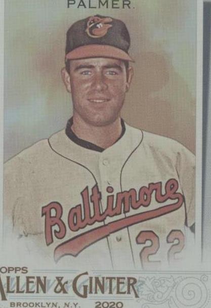 2020 Topps Allen & Ginter's - Jim Palmer #132 Silver Portrait for sale ...