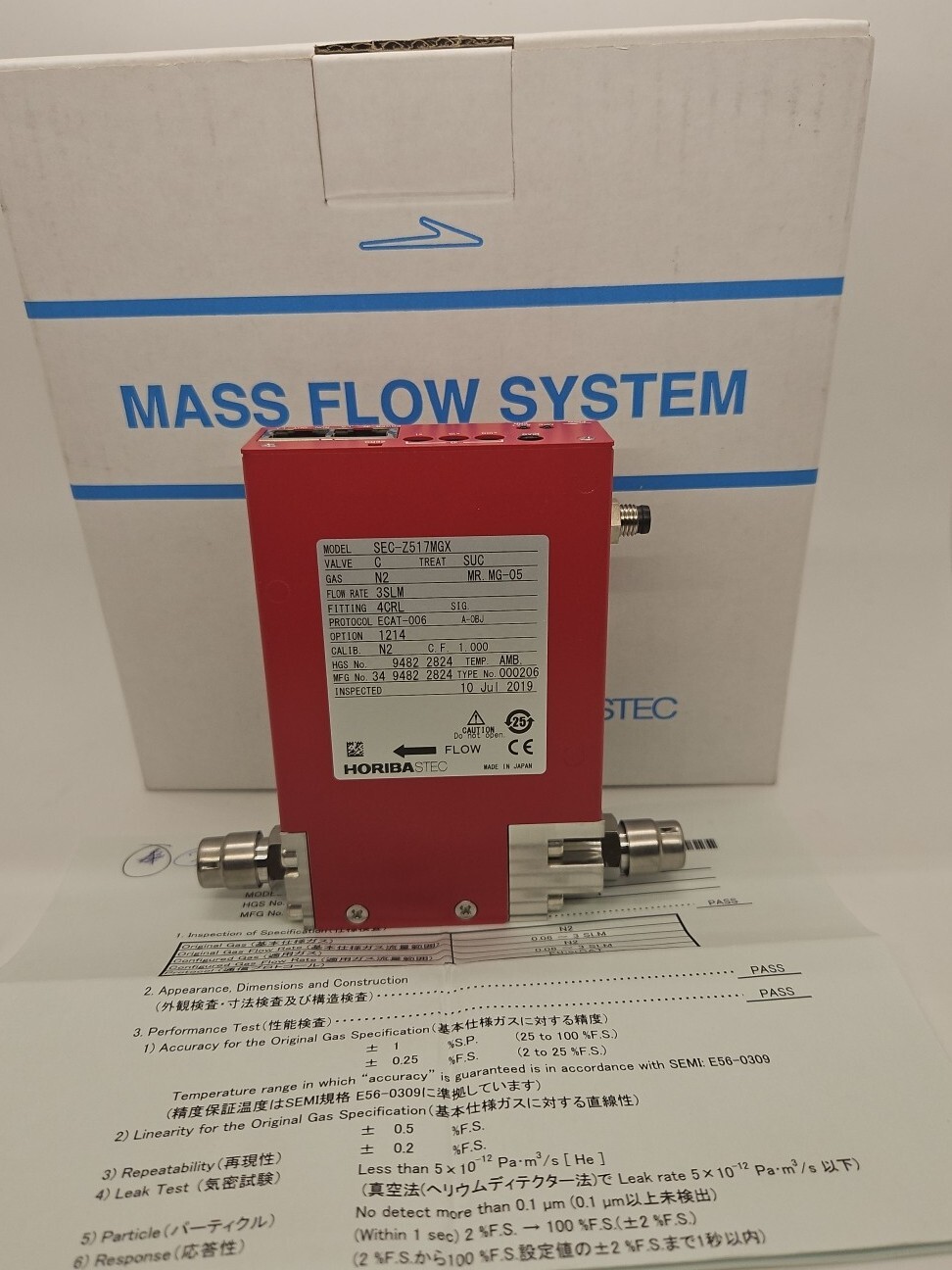 Horiba Z500 MFC SEC-Z517MGX N2 3SLM MG-05 *with inspection report*** | eBay