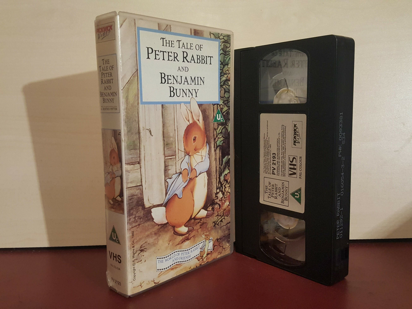 The Tale of Peter Rabbit And Benjamin Bunny - PAL VHS Video Tape (T119 ...