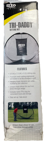 Tri Daddy Hitting Net 6.5" H x 7' W x 5' D Izzo Golf NEW | eBay