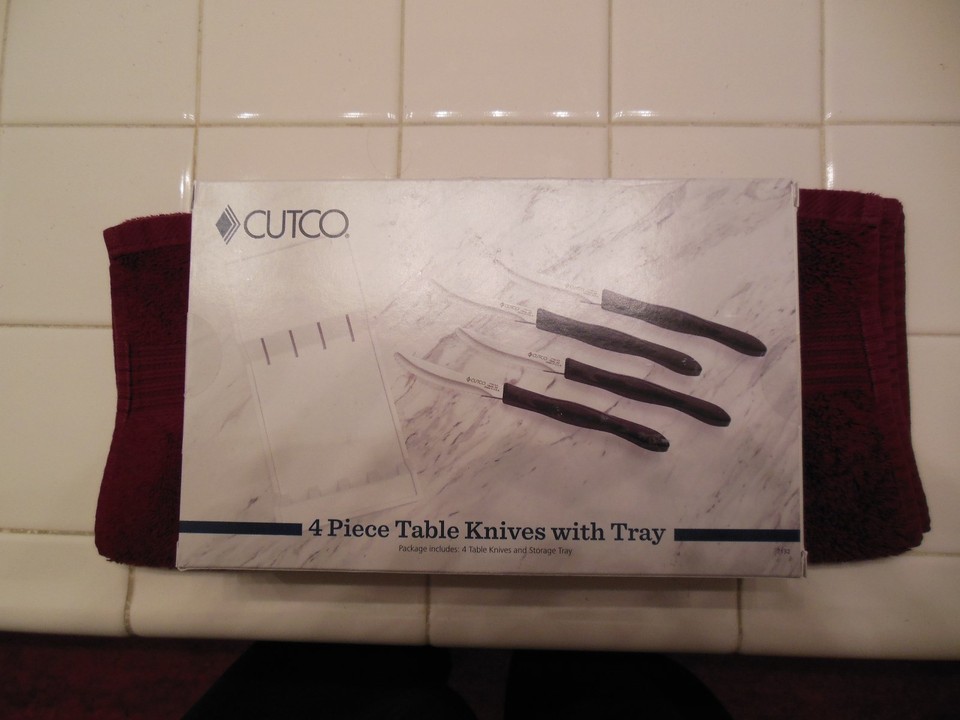 FOUR BRAND NEW 1759 CUTCO CLASSIC TABLE KNIVES IN BOX WITH TRAY | eBay