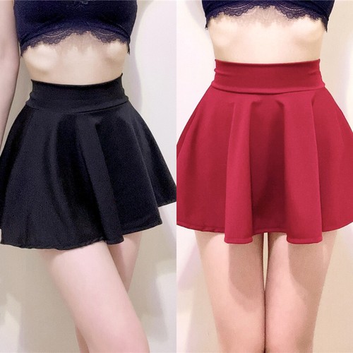 Mini Jupes Plissées Jupe Courte Jupe Trapèze Vintage Taille Haute Sexy ...