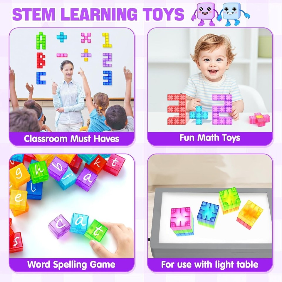 32 Pcs Magnetic STEM Educational Learning Toys for Boys & Girls Kids ...