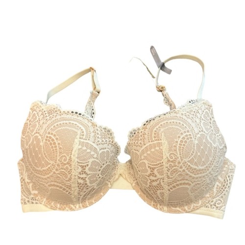 aerie Real Power Convertible Plunge Push Up Bra - White Nude Size 32D ...