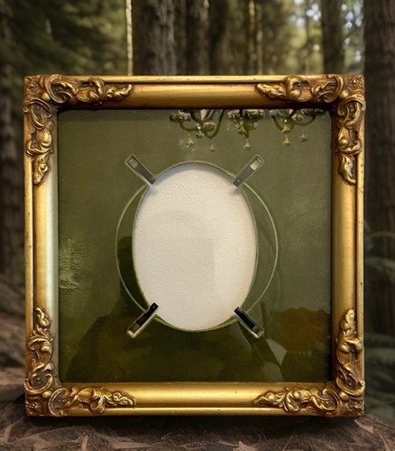 Ornate Square Wood Collector Plate Glass Display Case Frame Shadow Box ...