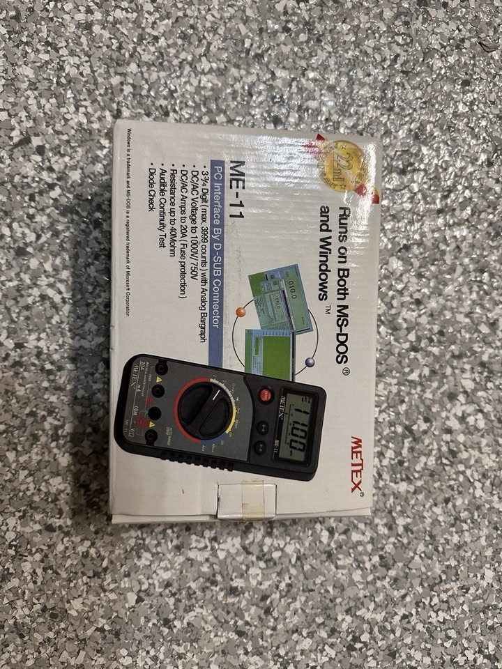 METEX ME-11 Auto Ranging Digital Multimeter with RS232 Serial Port ...