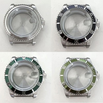 40MM Stainless Steel Watch Case Aluminum Bezel For 8215/8200/8205/2813 ...