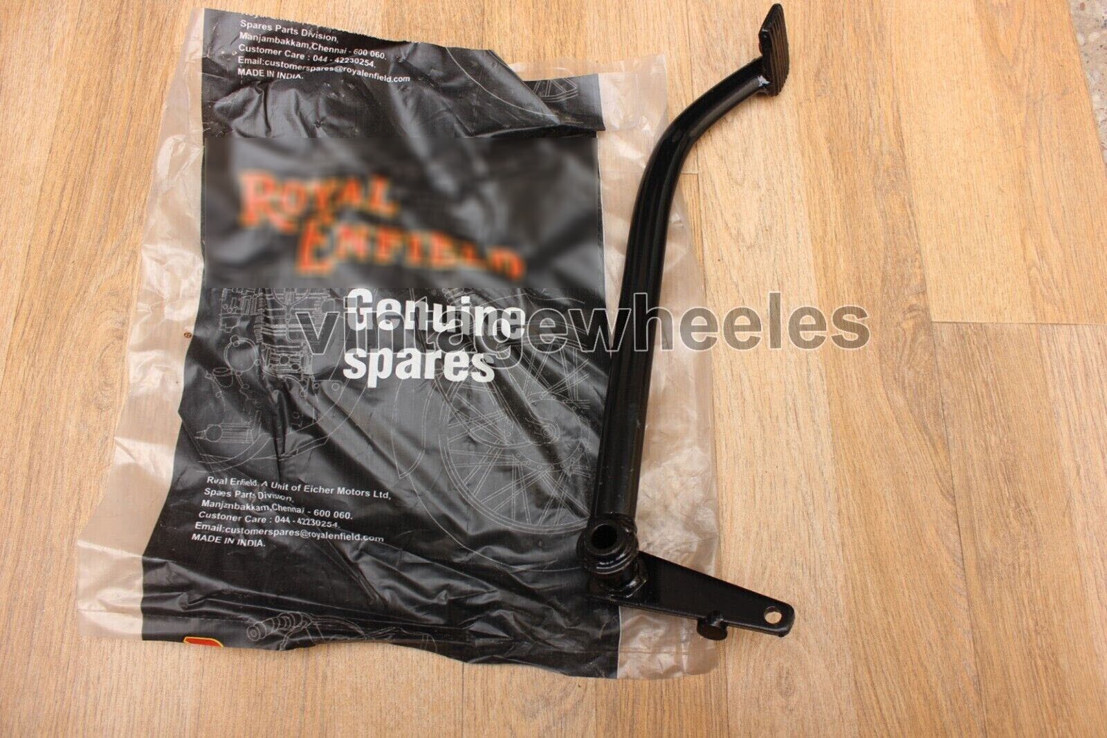 FITS FOR ROYAL ENFIELD REAR BRAKE PEDAL PAINTED BLACK GENUINE PART ...
