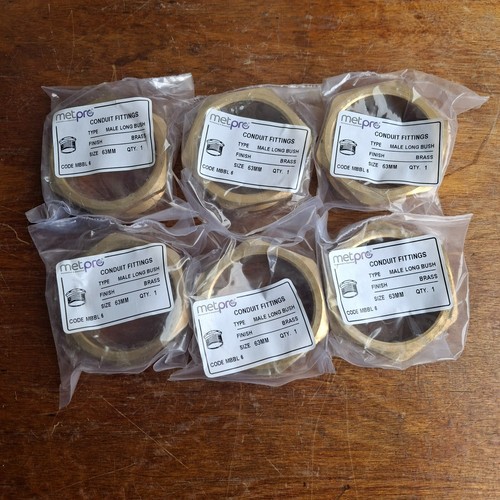 metpro conduit fitting male long bush 63mm Pack of 6 | eBay UK