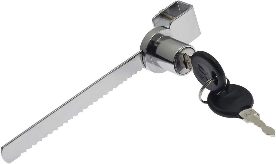 4Pcs Drawer Display Case Showcase Sliding Glass Door Ratchet Lock with ...