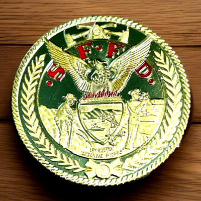 SFFD SAN FRANCISCO FIRE DEPARTMENT Challenge Coin St Florian | eBay