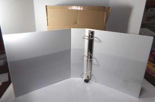 Uline 2" Heavy Duty Ring Binders White 4-Pack S-21761W Case 100422sgG ...