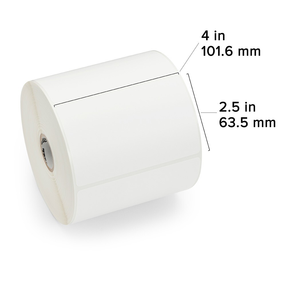 Open Box Zebra Genuine 10010048 Z-SELECT 4000D 4"x2.5" 6-Pack BarCode ...