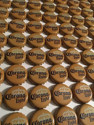 5 New Corona Light beer bottle caps, NO dents or Crimping, Perfect ...