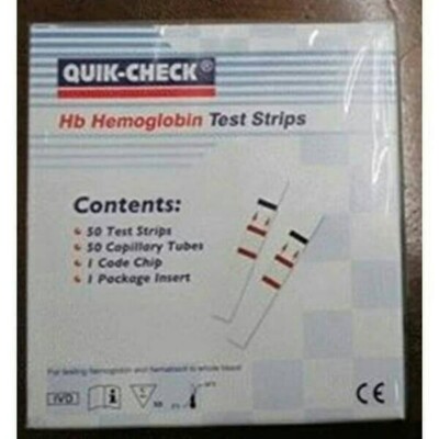 Acon Hemoglobin Hb Meter Quik Check Plus HB Testing System 50 Strips | eBay