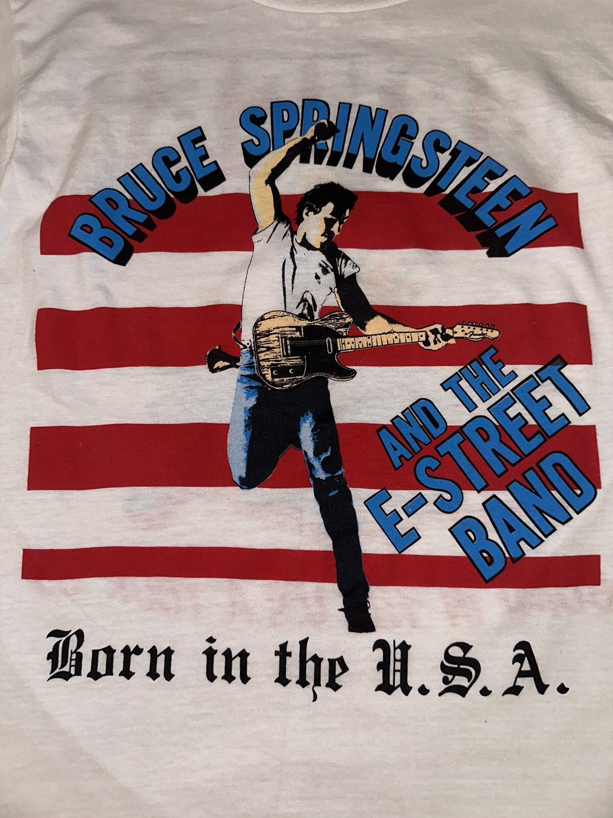 Vintage 84-85 Bruce Springsteen Born in The USA Tour … - Gem