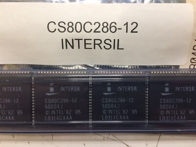 CS80C286-12 INTERSIL IC MPU 12.5MHZ 68PIN PLCC 1 UNIT | eBay